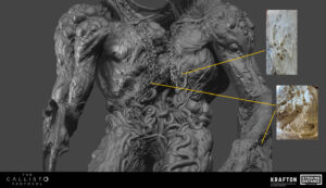 Creatures in The Callisto Protocol - Breakdown - Vertex Mode